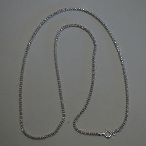 Jewelry | Sterling Silver 925 18 Popcorn Link Chain | Poshmark